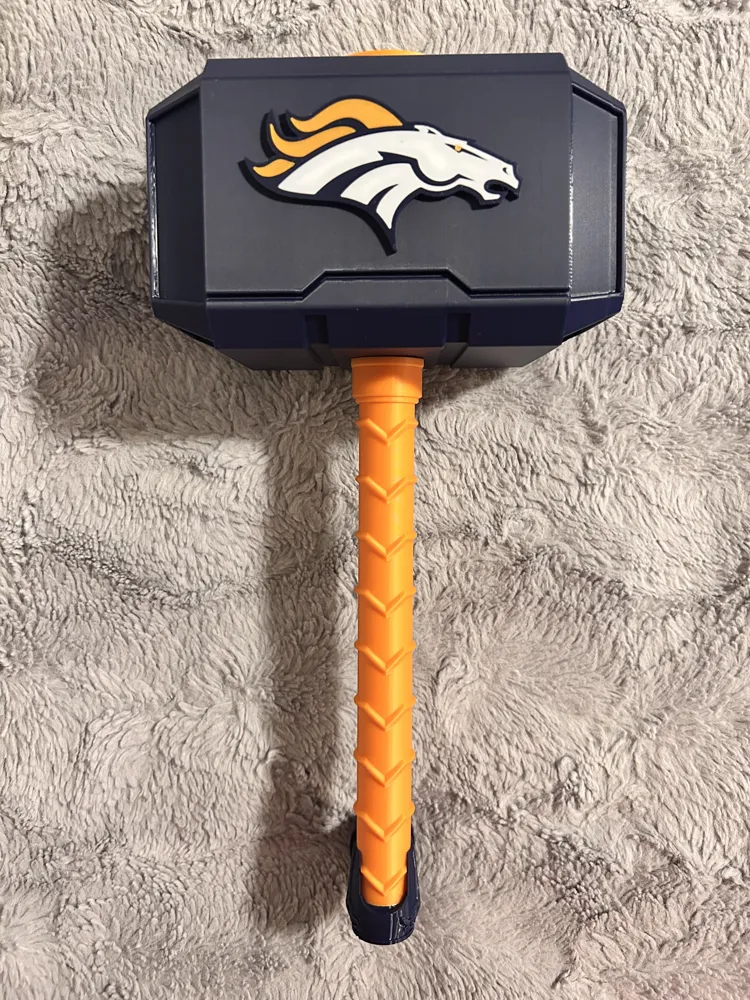 Denver Broncos LOGO for Thor's Hammer by K3DPrint MakerWorld: Download ...