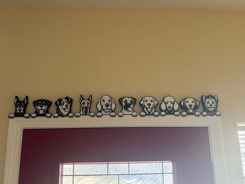 Great Dane Door Topper by MaJiK MakerWorld: Download Free 3D Models