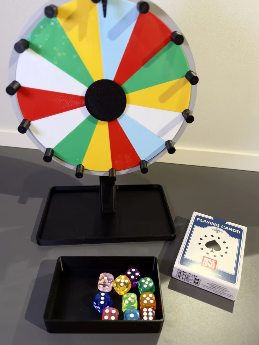 Mini Ruleta de Premios a Color V2.0 – Con Almacenamiento Modular por ...