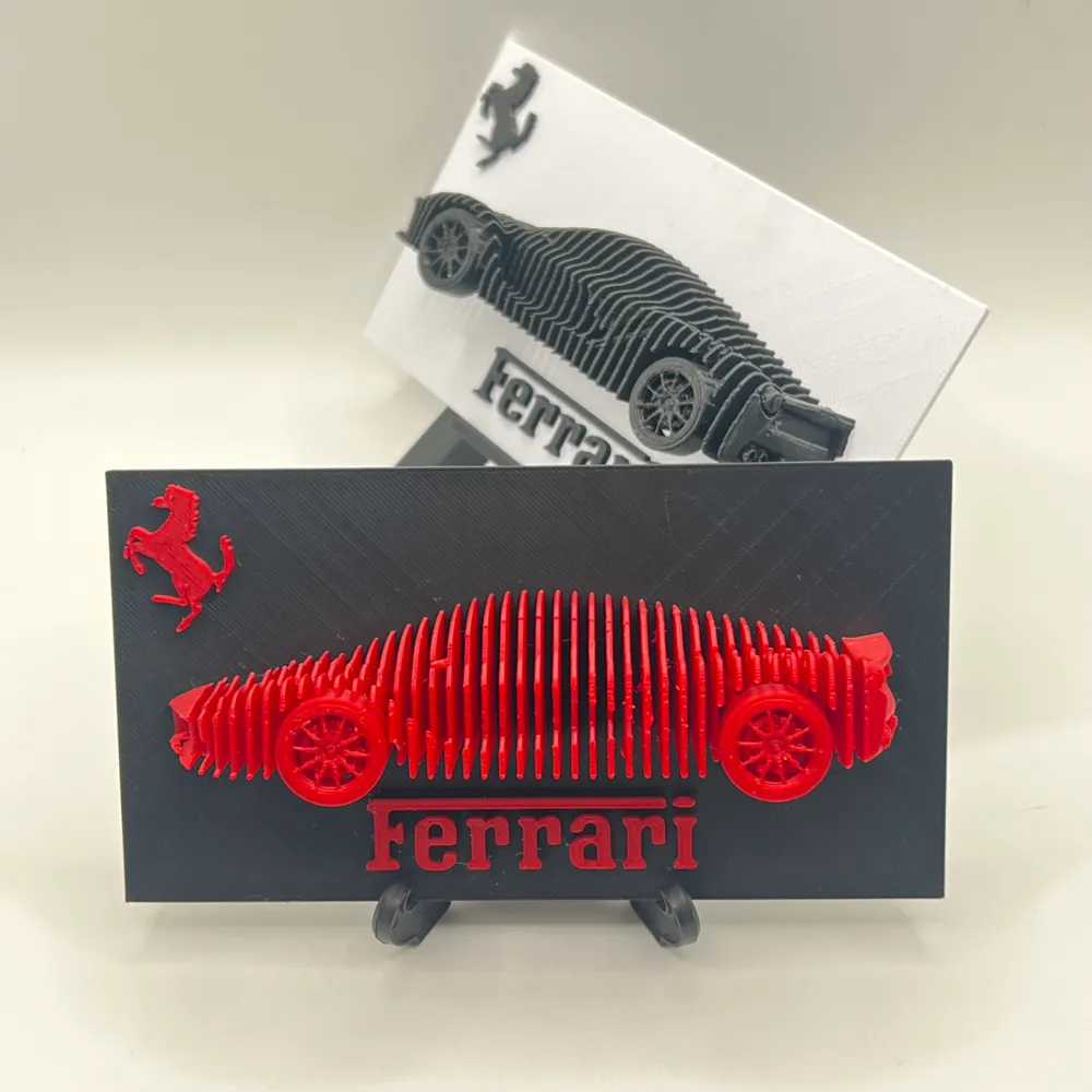 Layered Sculpture La Ferrari by Teocin MakerWorld: Download Free 3D Models