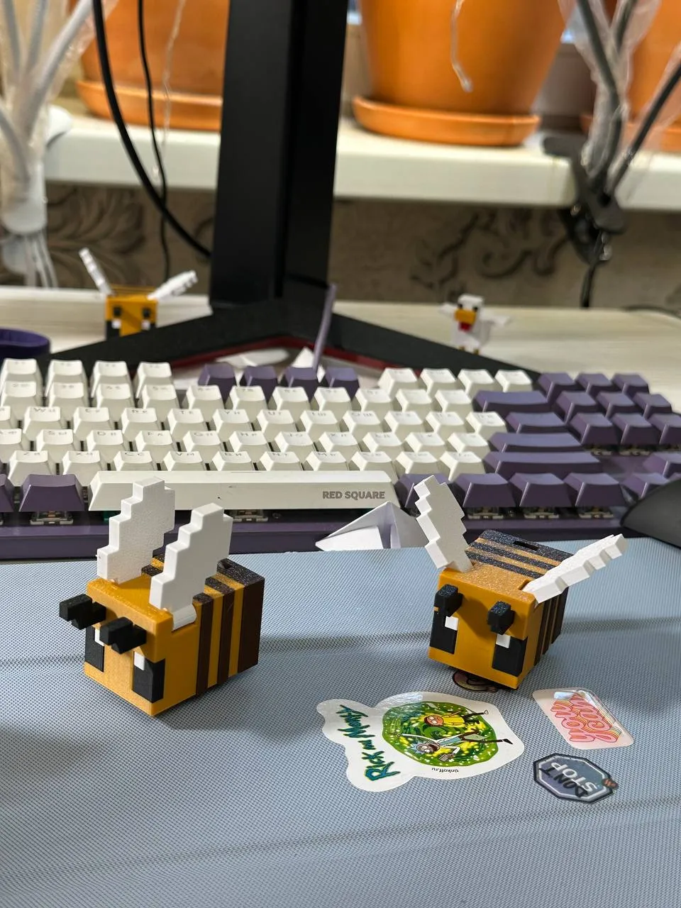 Abeja articulada de Minecraft por kirimba - MakerWorld