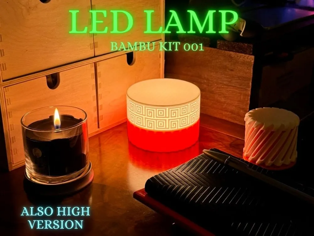 Desk LED Lamp - Bambu Kit 001 - Free 3D Print Model - MakerWorld