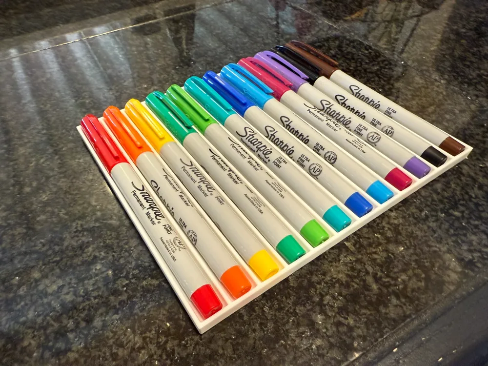 Marker Organizer Tray (12 Count) Remixed by bambi - MakerWorld