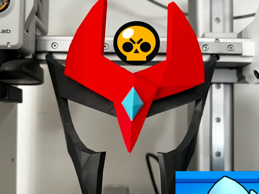 Brawl Stars Mortis Mask - Free 3D Print Model - MakerWorld