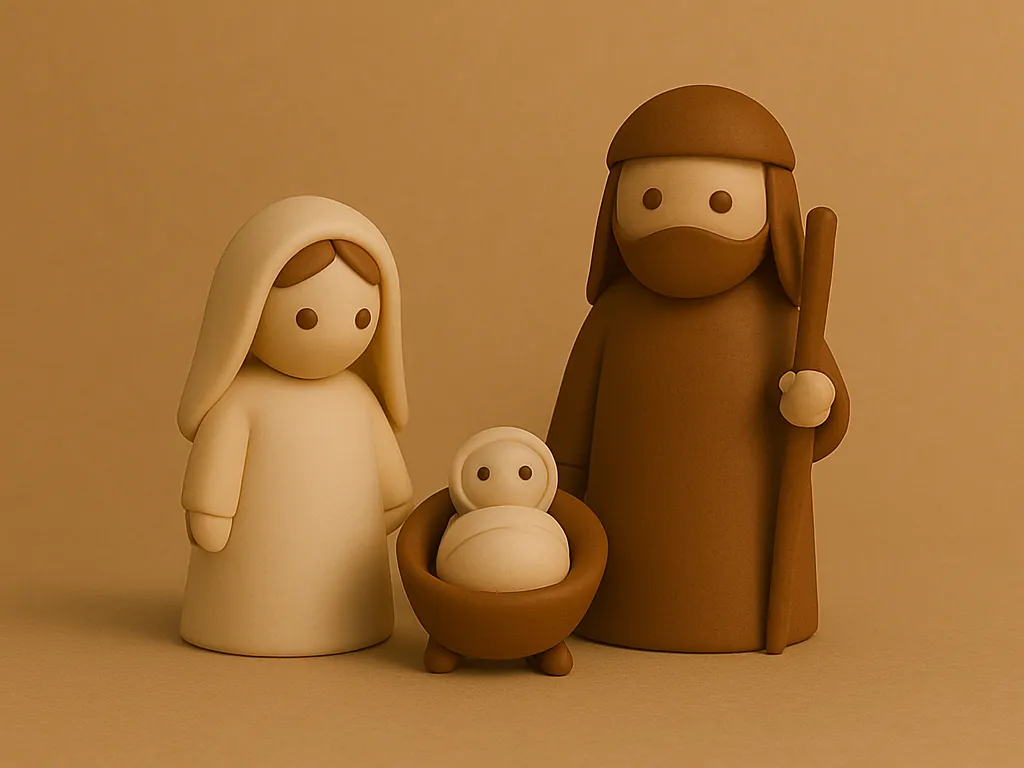 Minimalist Nativity Set - Christmas Crib Scene - Free 3D Print Model ...