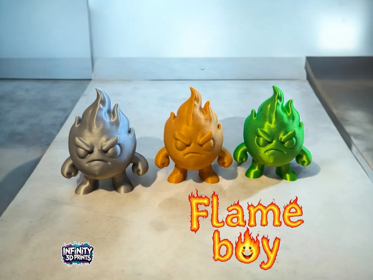 FLAME BOY - QUICK PRINT - Free 3D Print Model - MakerWorld