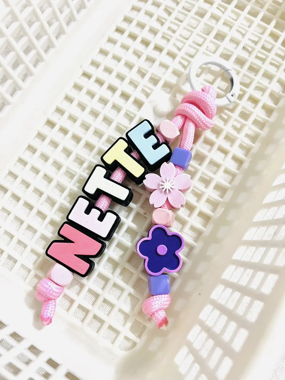 Chunky Letters and Beads Horizontal - Free 3D Print Model - MakerWorld