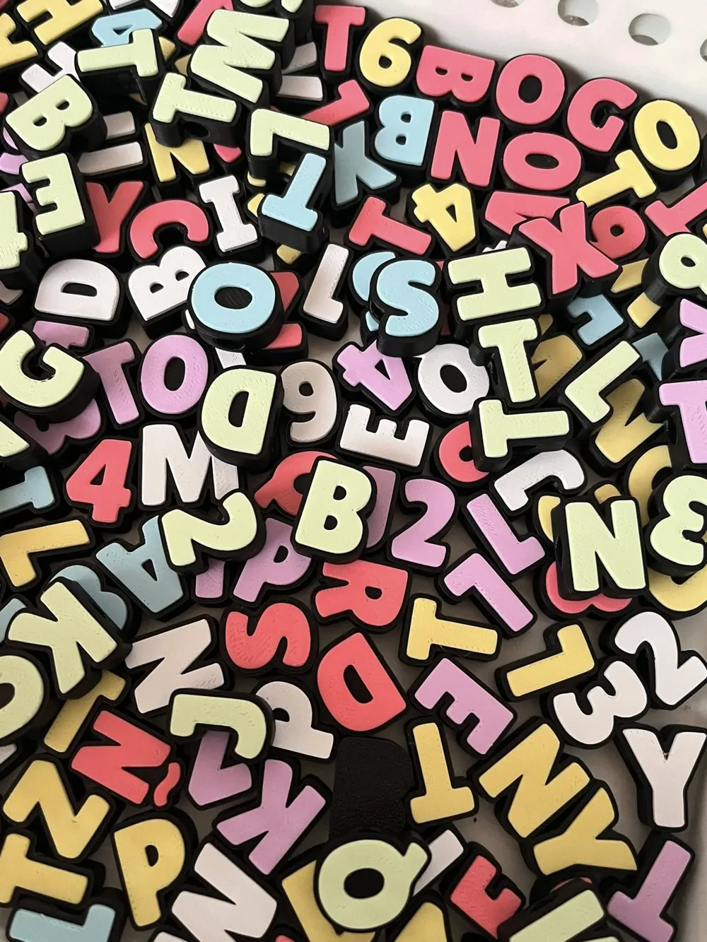 Chunky Letters and Beads Horizontal - Free 3D Print Model - MakerWorld