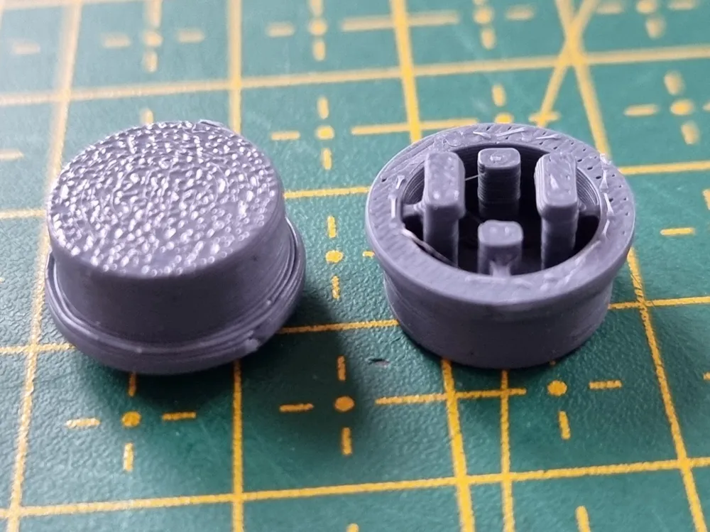 Round Push Button Cap 12mm Strong Remixed by ovidiua2003 - MakerWorld