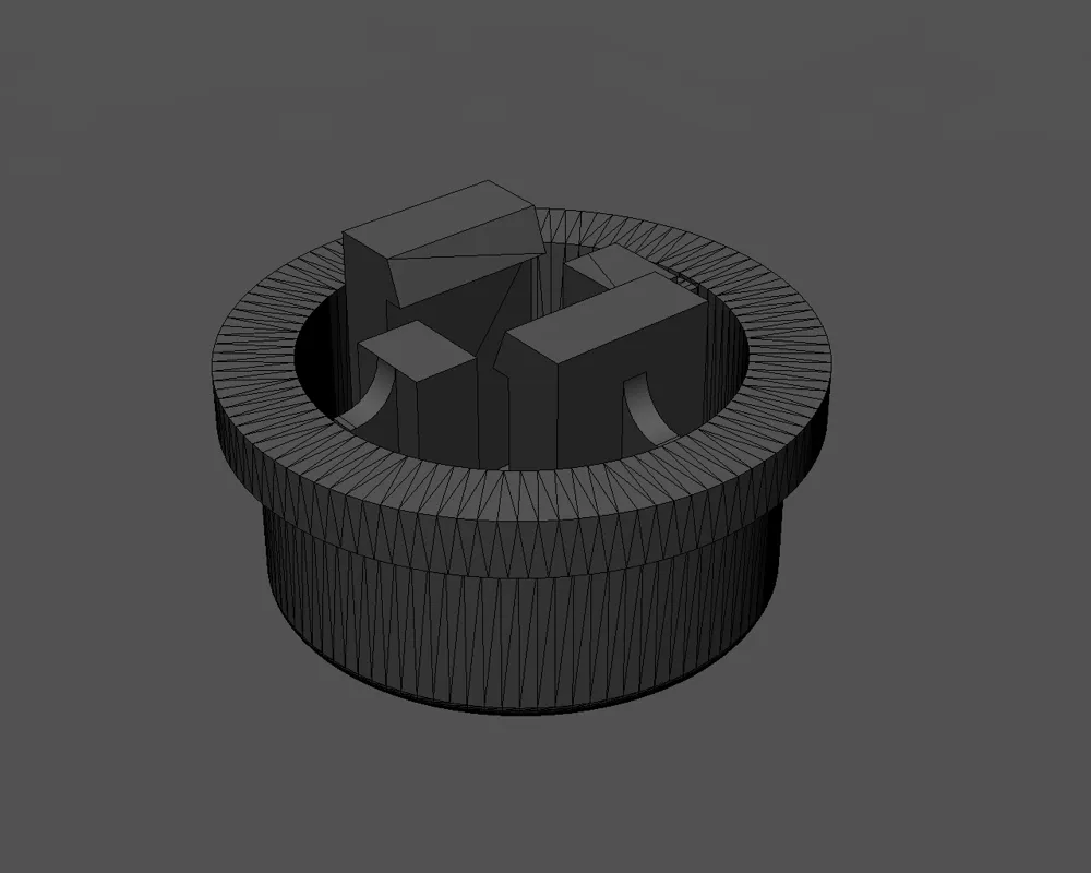 Round Push Button Cap 12mm Strong - Free 3D Print Model - MakerWorld