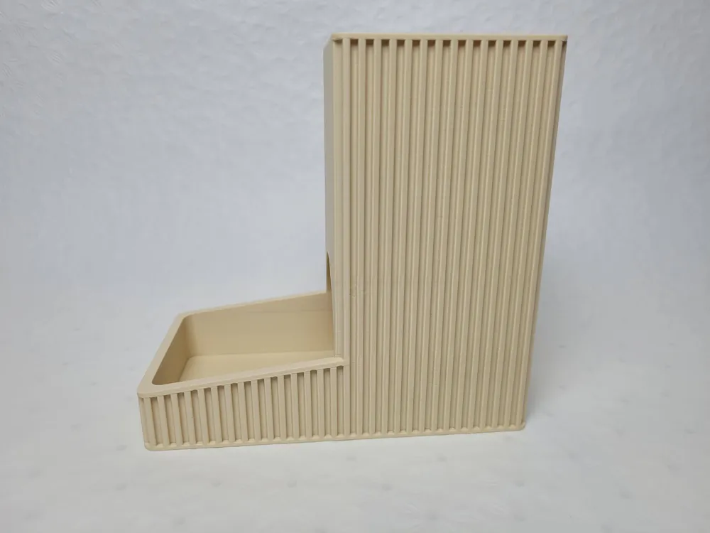 Minimalist Japandi Dice Tower - Free 3D Print Model - MakerWorld