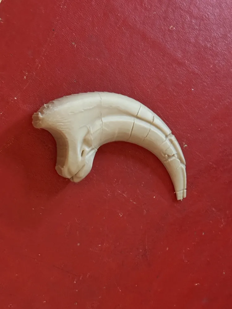 Deinonychus “Velociraptor” Claw –Life-Size Replica - Free 3D Print ...