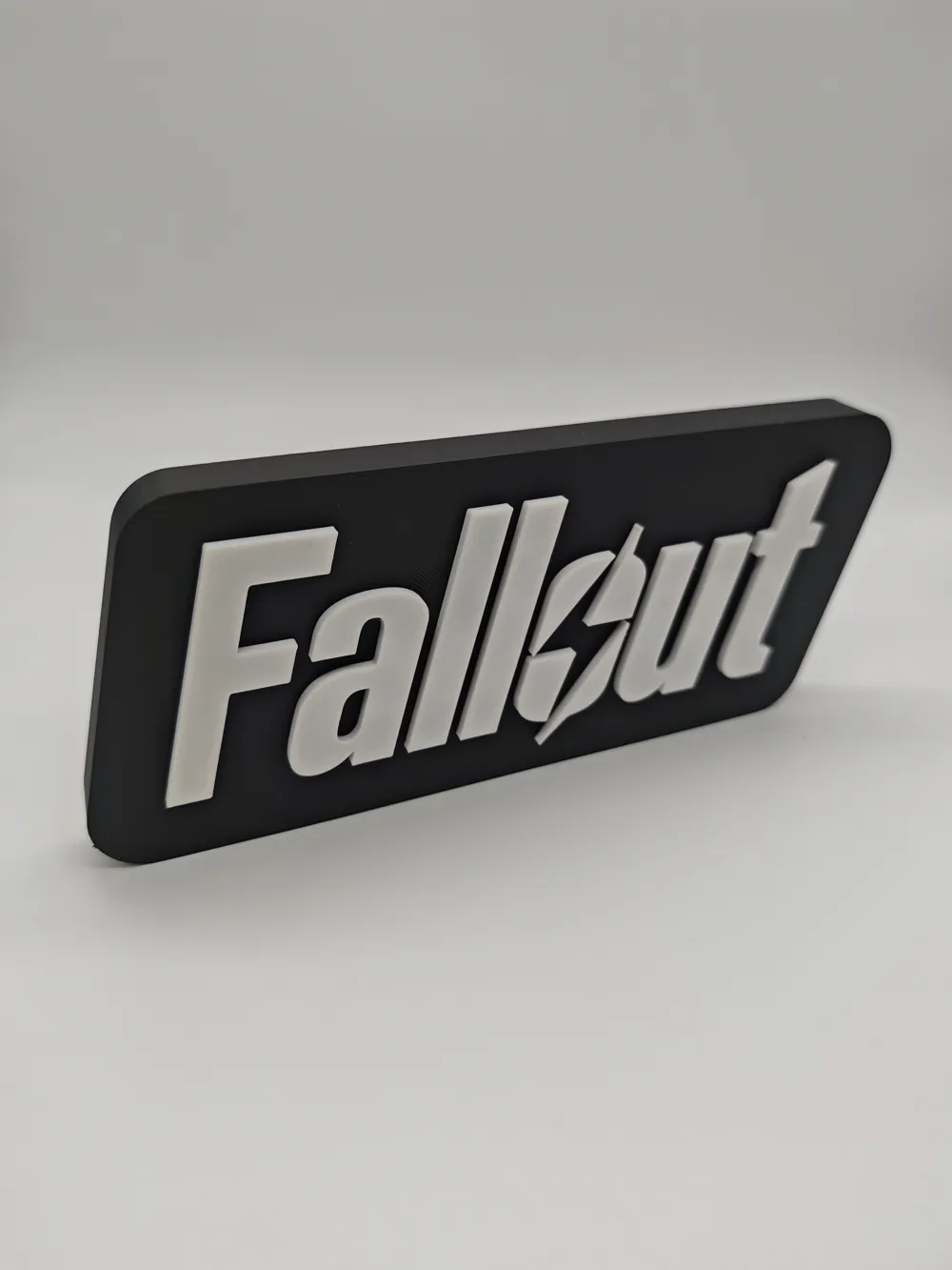 Fallout logo/sign with background (NO AMS/AMS) by Jotasct MakerWorld ...
