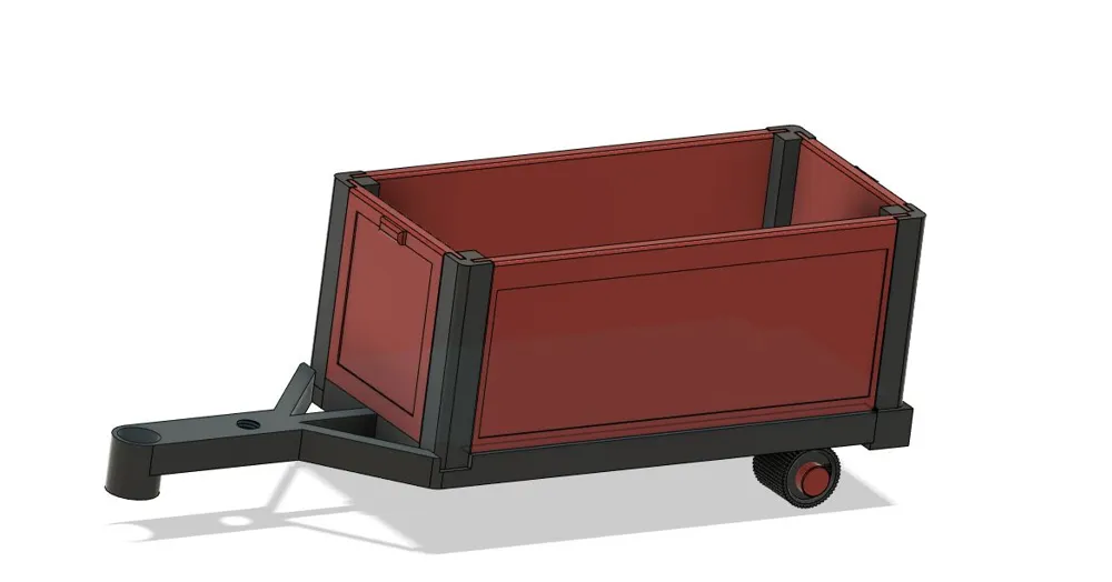 Fully printable Bruder compatible tractor trailer by Rangebear - MakerWorld