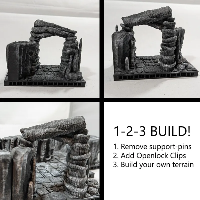 Cave opening (OpenLOCK system) Remixed by Together 3D MakerWorld ...