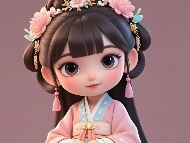 Traditional Chinese Style Girl Figurine by 手办设计师 MakerWorld: Download ...