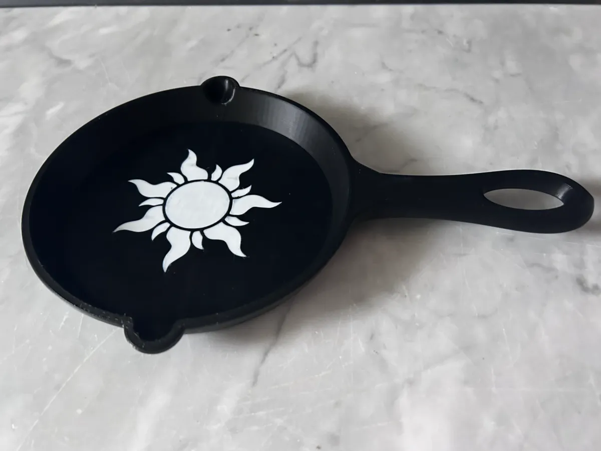 Rapunzel Frying Pan - Free 3D Print Model - MakerWorld