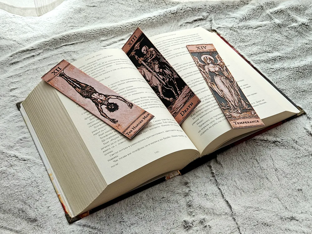 Tarot Bookmarks - (Set 5 Major Arcana) - Free 3D Print Model - MakerWorld