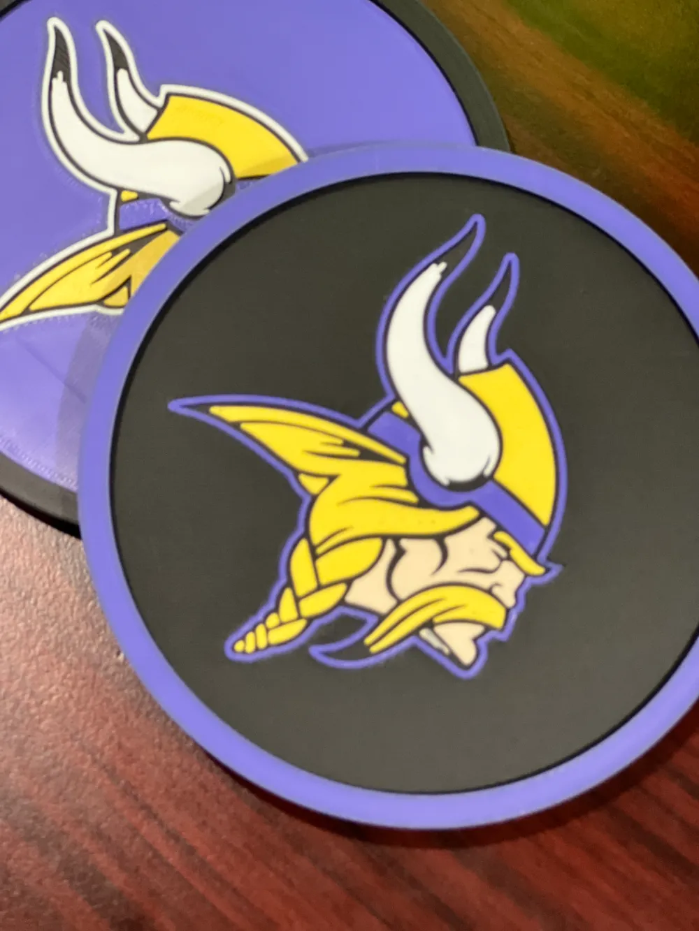 Minnesota Vikings Coaster - Free 3D Print Model - MakerWorld