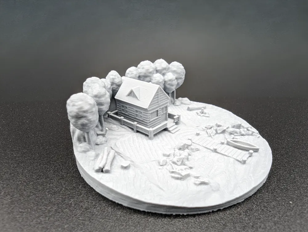 Tiny Lake House by Blubdiwub - MakerWorld