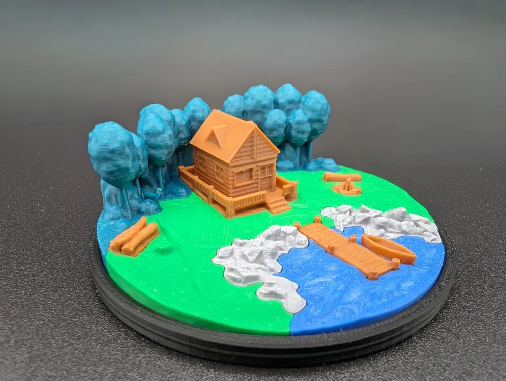 Tiny Lake House by Blubdiwub - MakerWorld