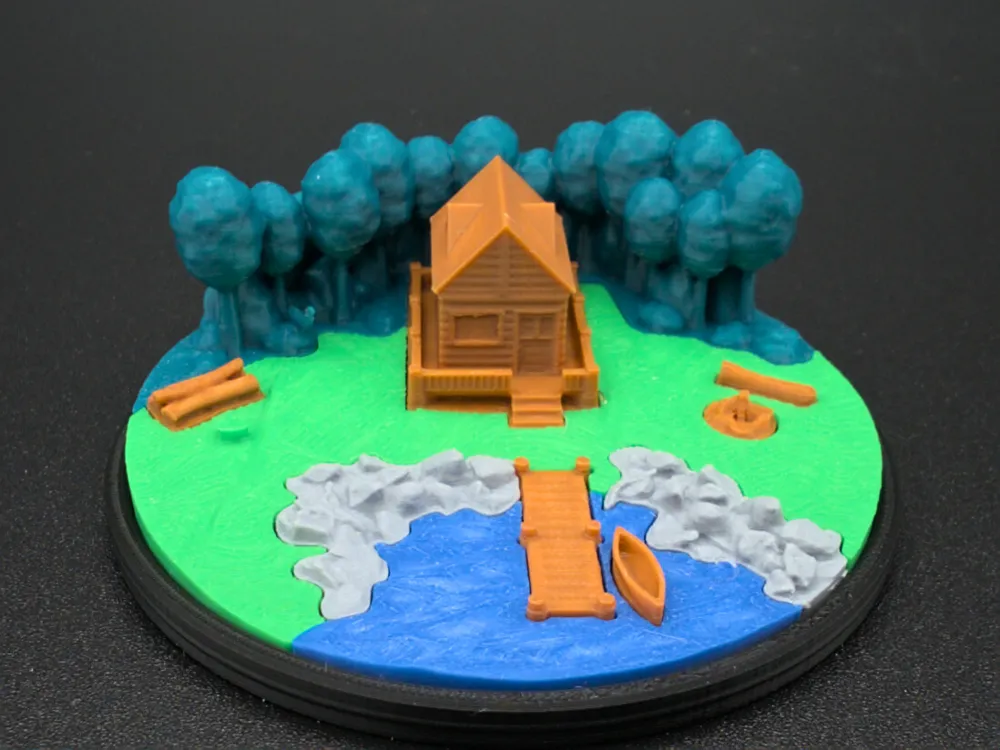 Tiny Lake House by Blubdiwub - MakerWorld
