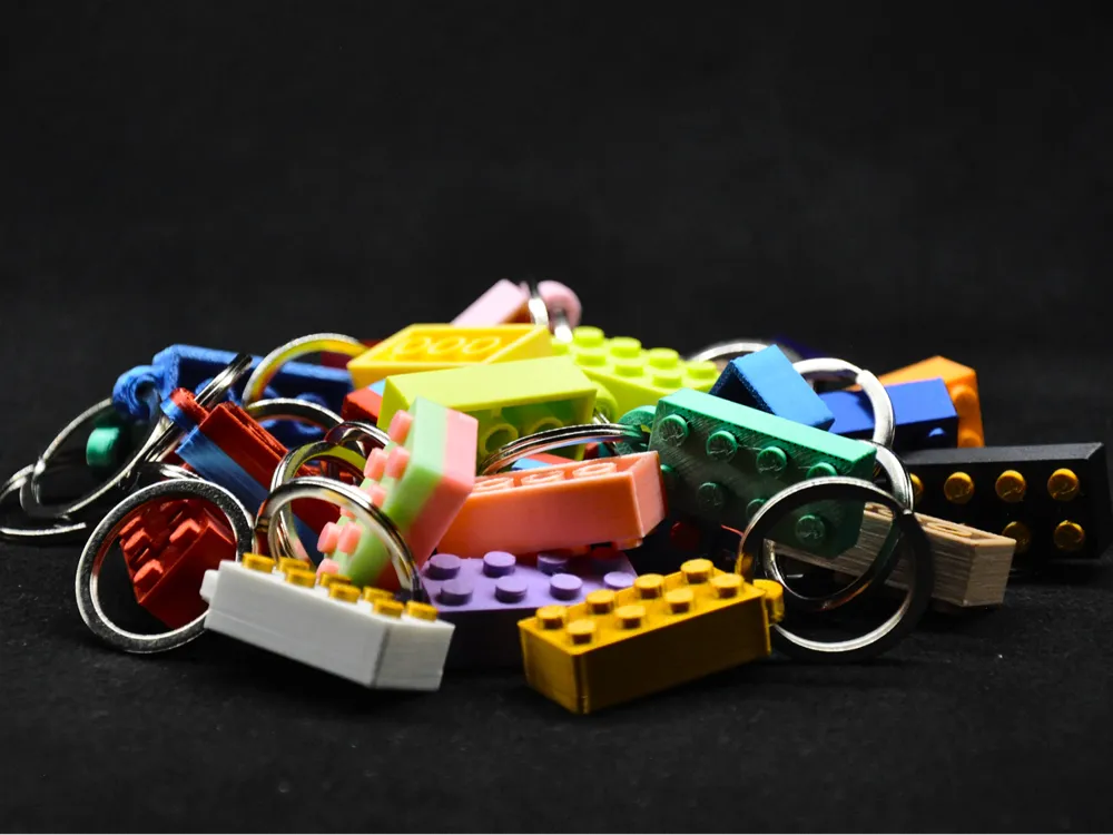 Brick Keychains - Free 3D Print Model - MakerWorld