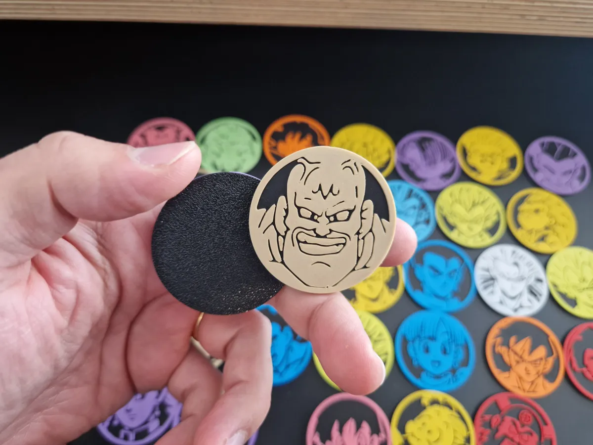 Spopovich (DBZ) collectible coin - Free 3D Print Model - MakerWorld