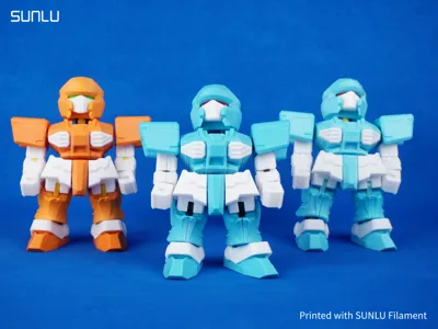 Robot_BLUKI_SUNLU by SUNLU Official MakerWorld: Download Free 3D Models