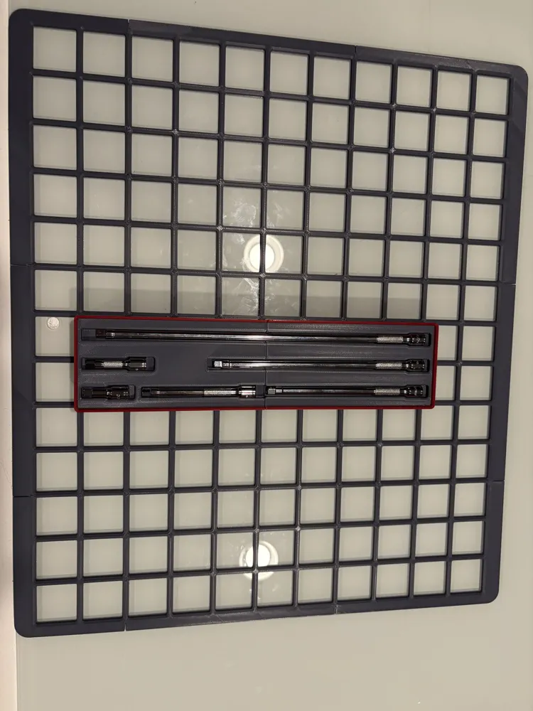 Icon 1/4" Extension Set Gridfinity Bin by Geoff MakerWorld: Download ...