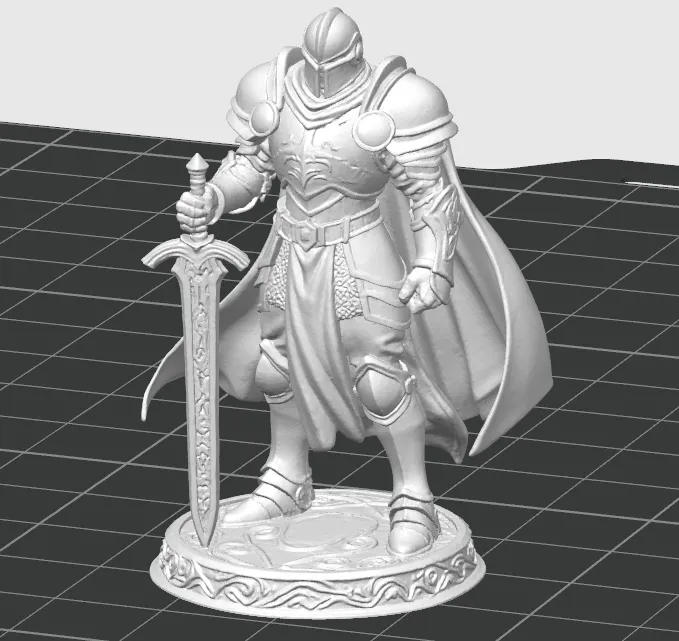 Valor Knight – Desk Buddy Collection - Free 3D Print Model - MakerWorld