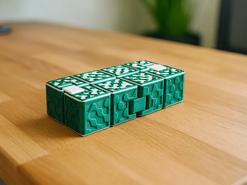 BioCell Infinity Cube Fidget (print in place) by Mr_Andre MakerWorld: Download Free 3D Models