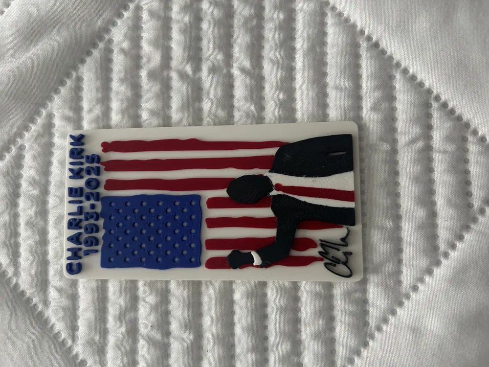 Charlie Kirk Memorial Fridge Magnet by MachoDadness MakerWorld ...