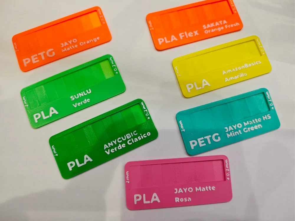 Filament Sample Card Editable - Free 3D Print Model - MakerWorld