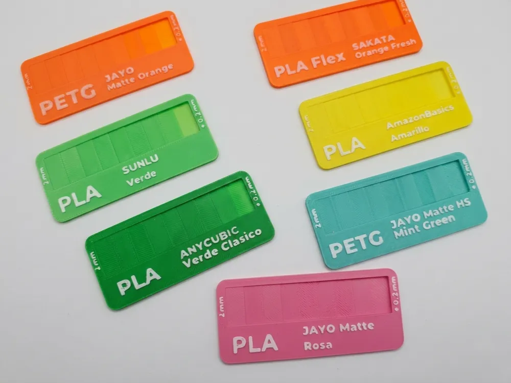 Filament Sample Card Editable - Free 3D Print Model - MakerWorld