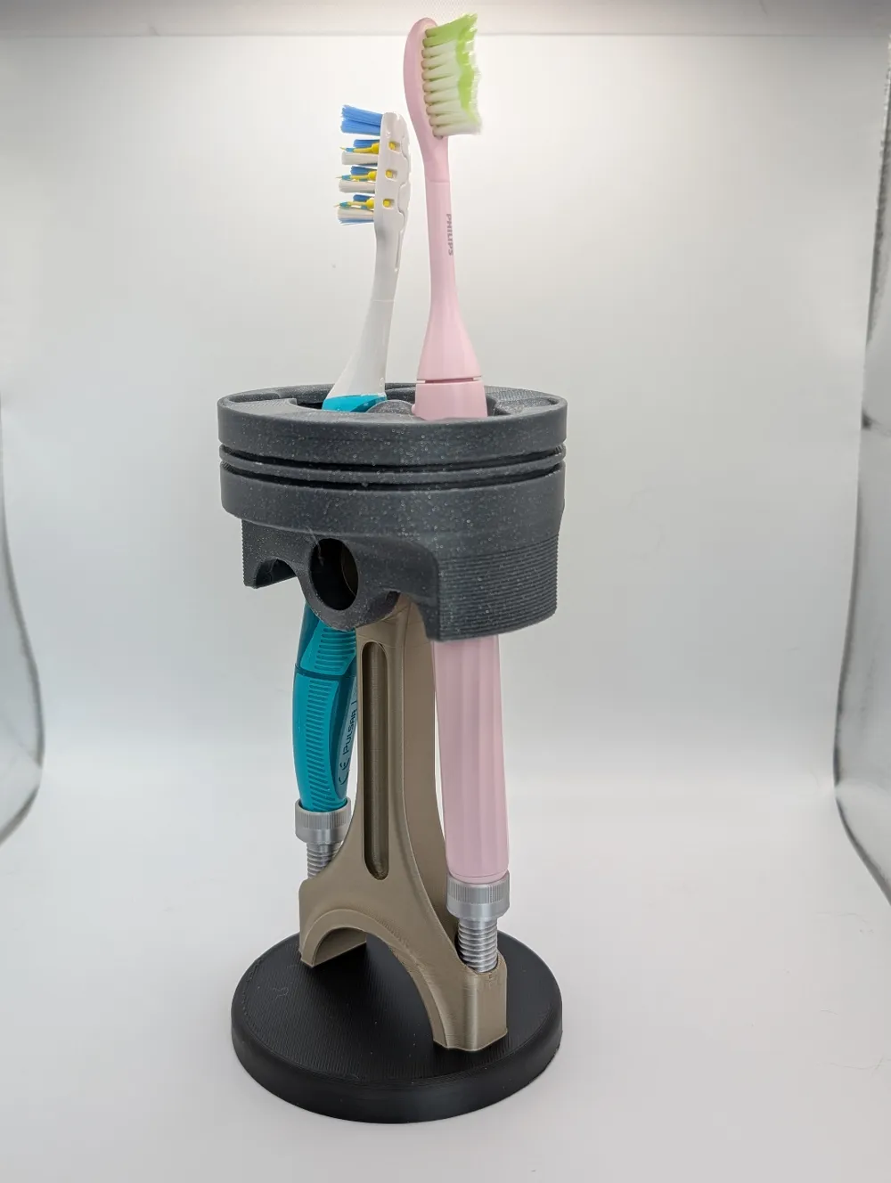 Piston Toothbrush Holder - Free 3D Print Model - MakerWorld