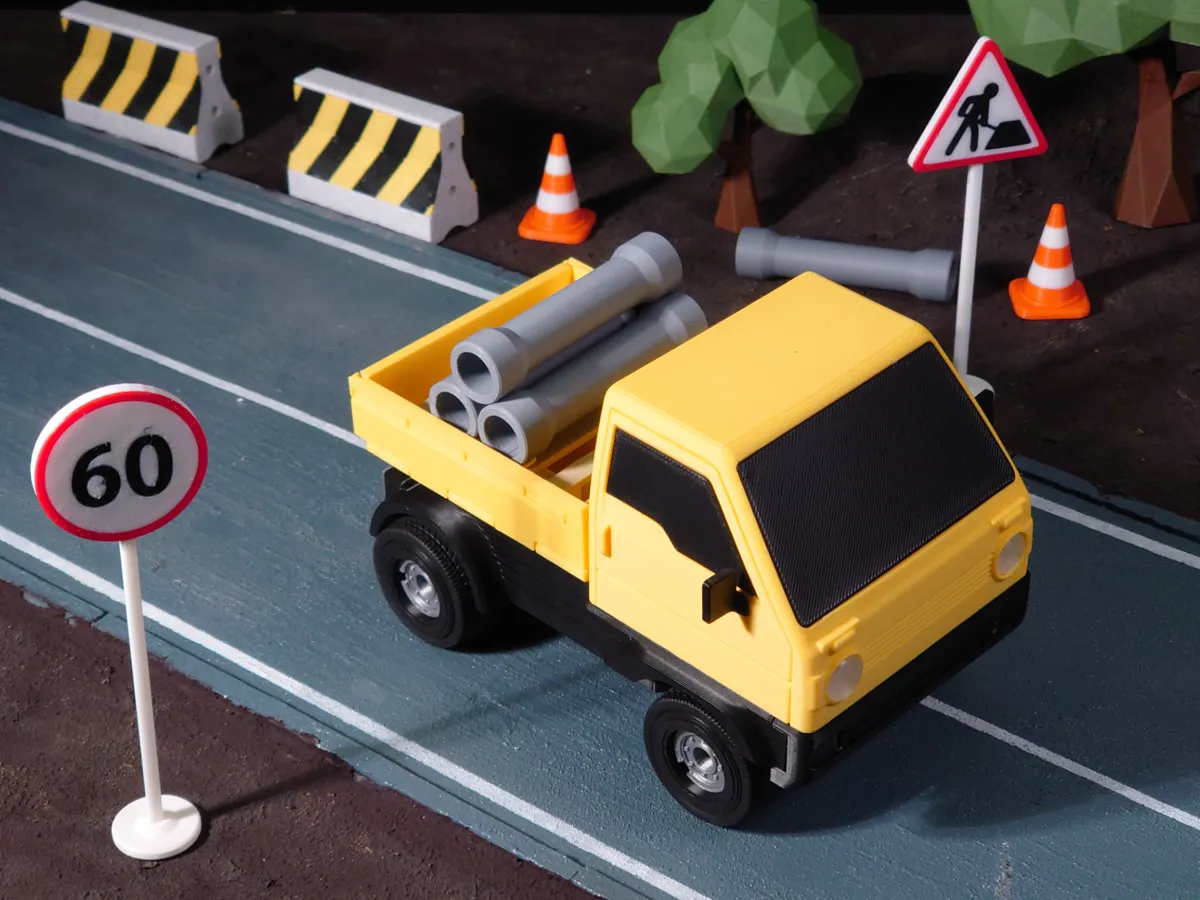 CyberBrick Official Truck - Free 3D Print Model - MakerWorld