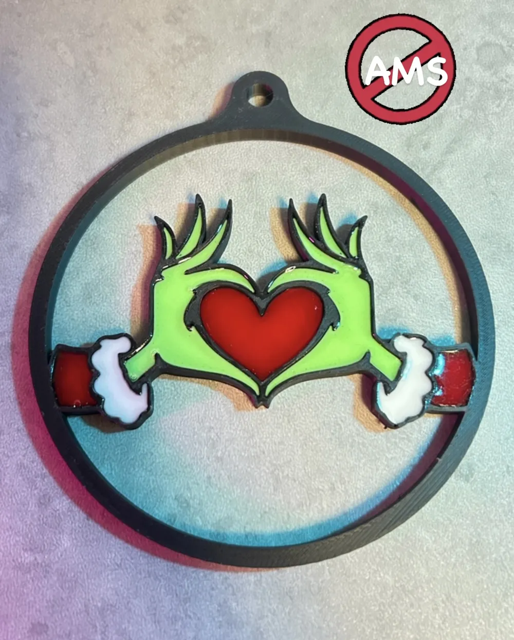 Grinch Christmas Ornament Bauble - Free 3D Print Model - MakerWorld