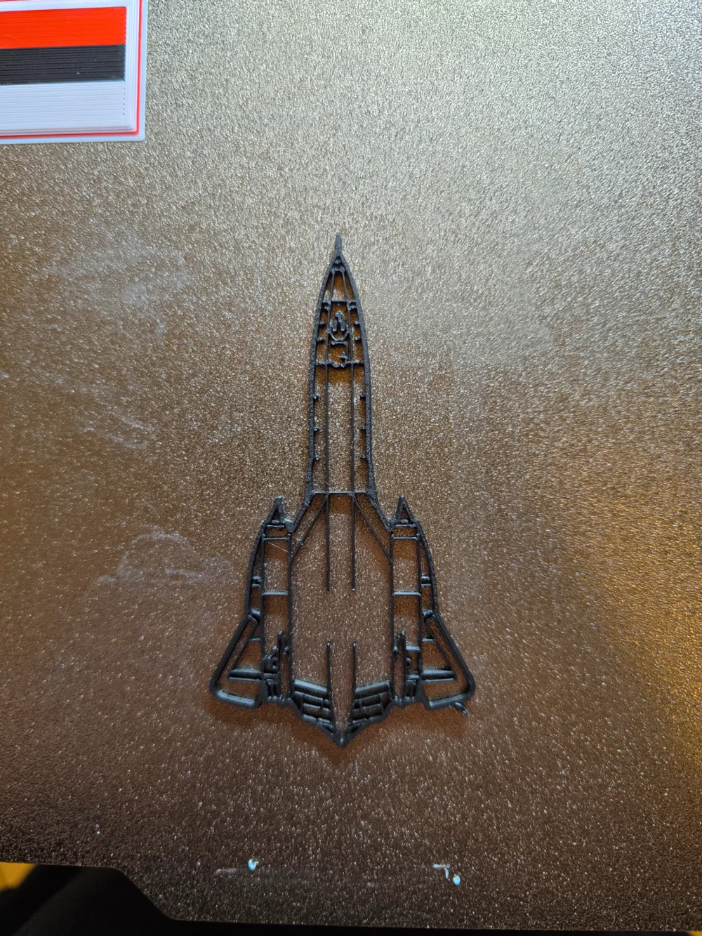 Wandkunst Flugzeug SR-71 Blackbird minimal von FRANKIE 3D PRINT ...