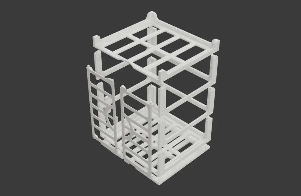 Modular rack system to organize filament boxes - Free 3D Print Model ...
