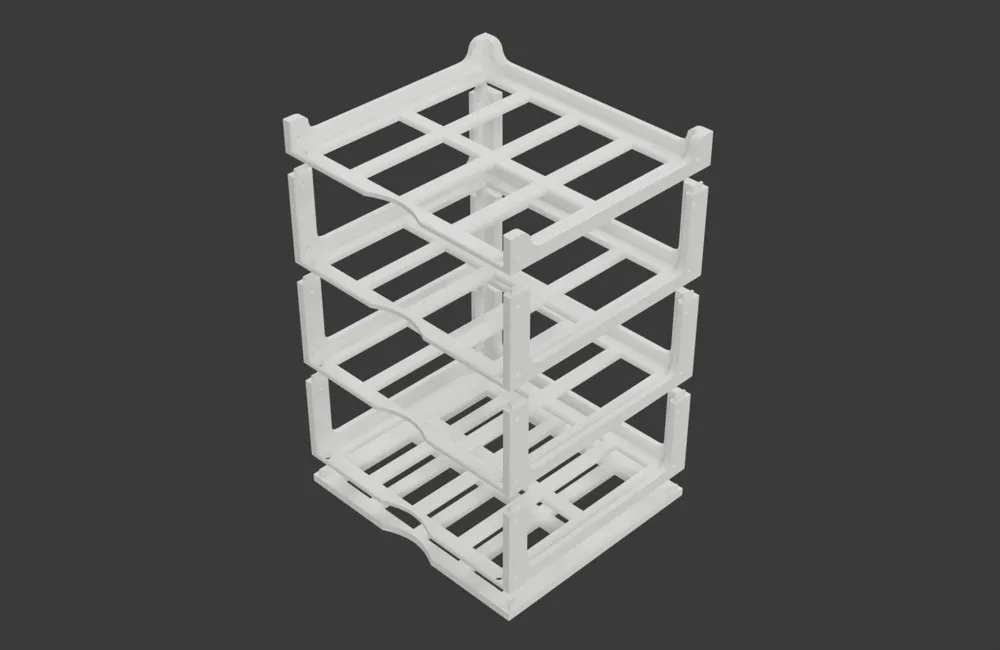 Modular rack system to organize filament boxes by sclarke27 - MakerWorld