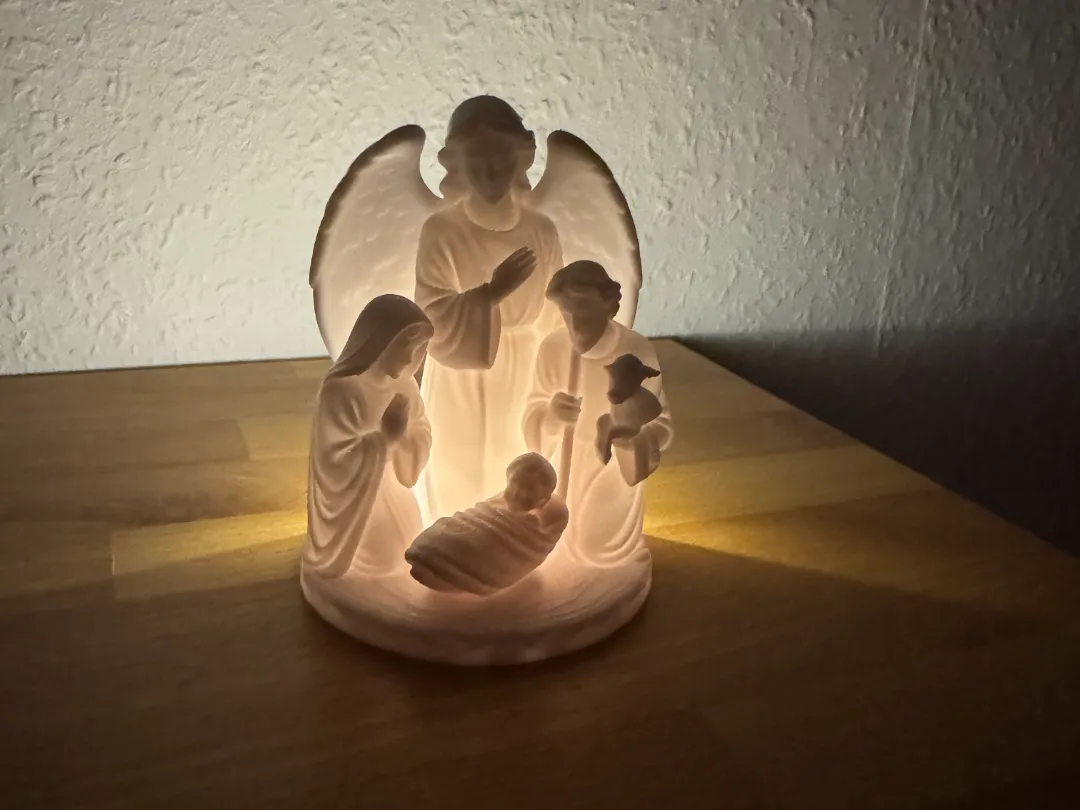 Angel Nativity Scene - Free 3D Print Model - MakerWorld