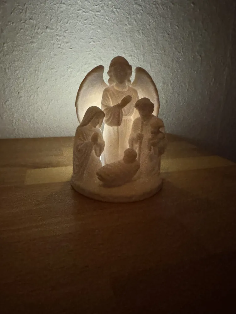Angel Nativity Scene - Free 3D Print Model - MakerWorld
