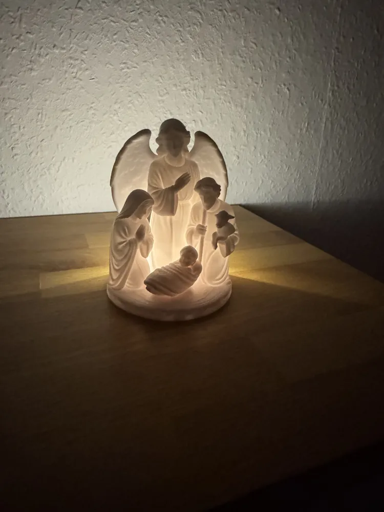 Angel Nativity Scene - Free 3D Print Model - MakerWorld