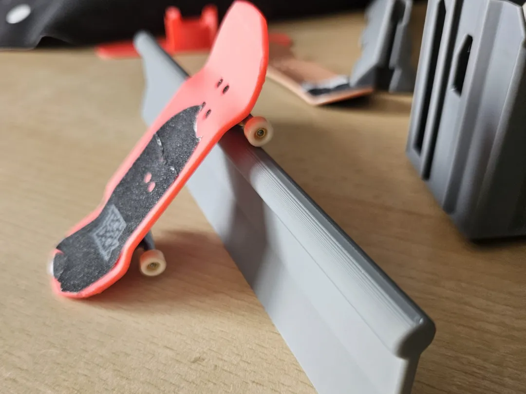 Fingerboard Rail Barrier (no support!!) - Free 3D Print Model - MakerWorld