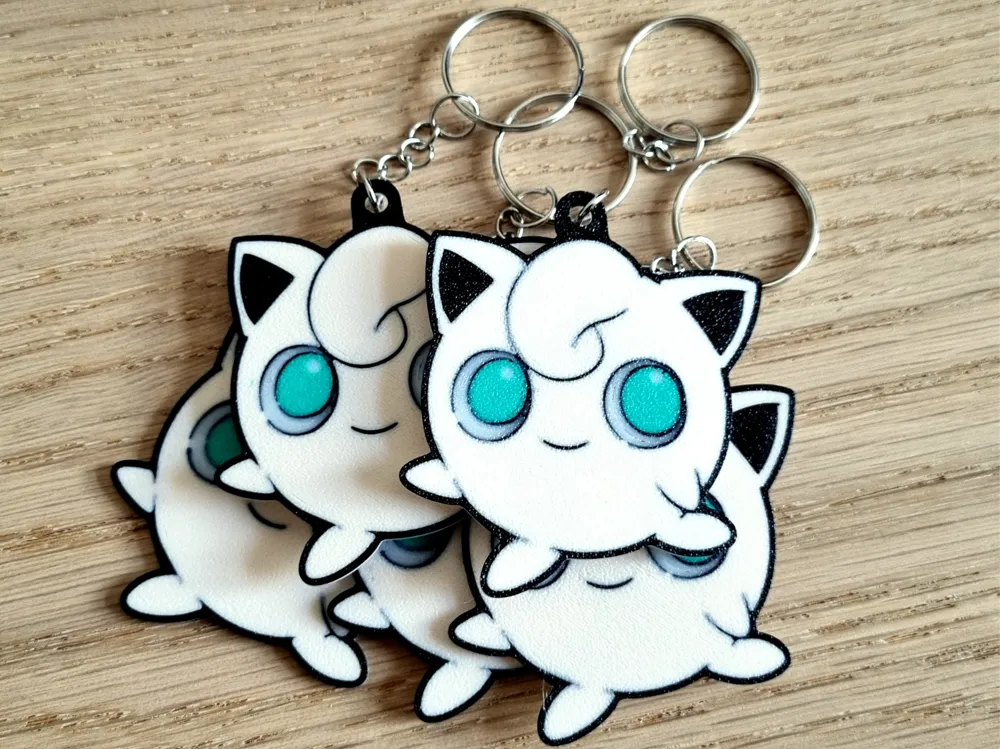 Jigglypuff from Pokemon Keychain by Tom's Basement - MakerWorld