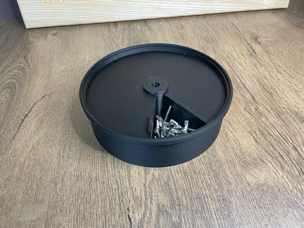 7-Slot Stackable Screw and Nut Holder by WikiZell - MakerWorld