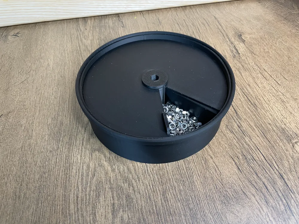 7-Slot Stackable Screw and Nut Holder by WikiZell - MakerWorld