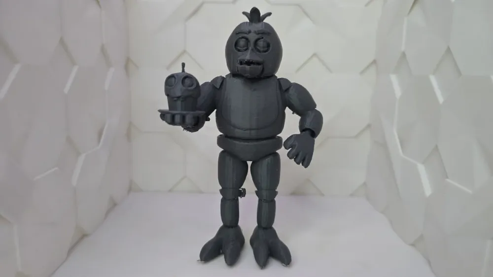 Figura/Busto da Chica do Fnaf - Modelo gratuito para impressão 3D ...