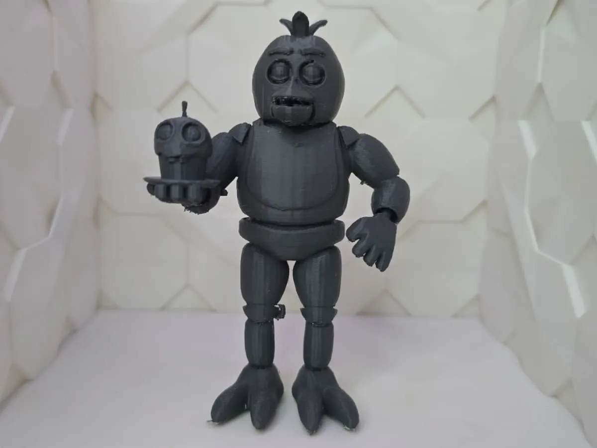Figura/Busto da Chica do Fnaf - Modelo gratuito para impressão 3D ...